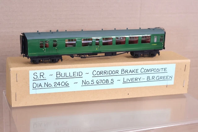 ' COMET' MODÈLES Kit Construit Br Bulleid Corridor Composie Frein Coach ...