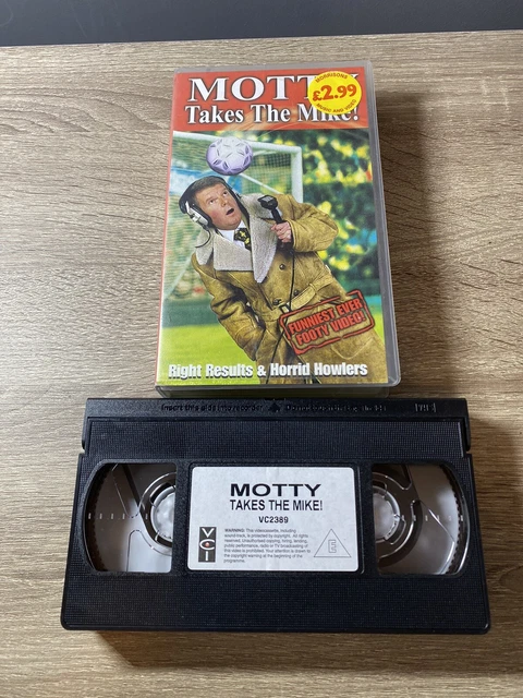 MOTTY TAKES THE Mike Funniest Ever Footy Video! (E) 1998 VHS Video Tape ...
