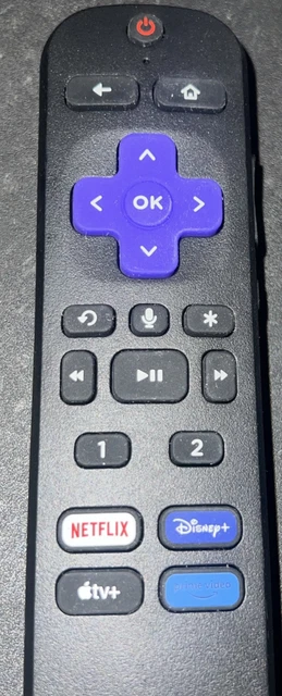 ROKU RC-EL3 REMOTE Control w/ Netflix/Disney+/Apple TV+/Prime Video ...