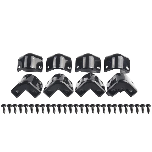 LEVEL UP YOUR Guitar AMP Cabinet's Protection with 8 Black Plastic ...