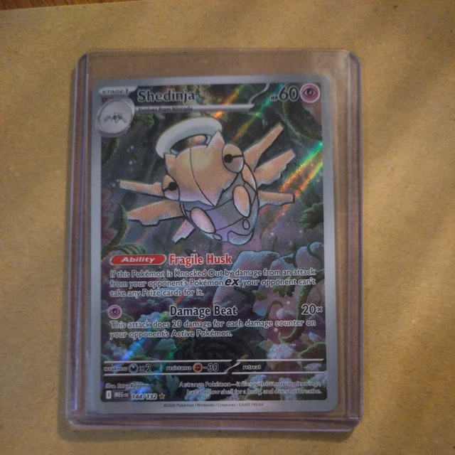 SHEDINJA 144/132 POKEMON TCG Mega Evolution Illustration Rare Holo English NM+ £9.26 - PicClick UK