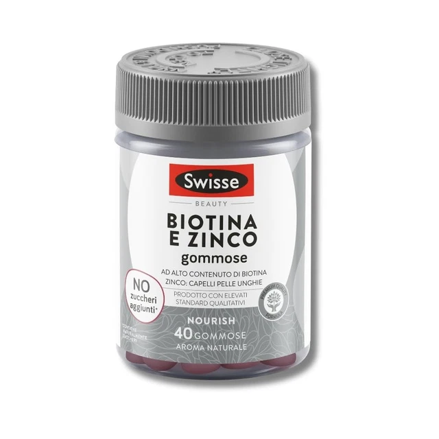 BIOTINA E ZINCO Integratore Biotina e Zinco per Capelli Luminosi Pelle ...