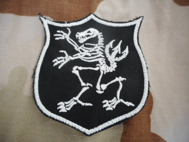 US NAVY SEAL TEAM bone skeleton T rex VELCR0 PATCH BADGE nsw devgru UDT ...
