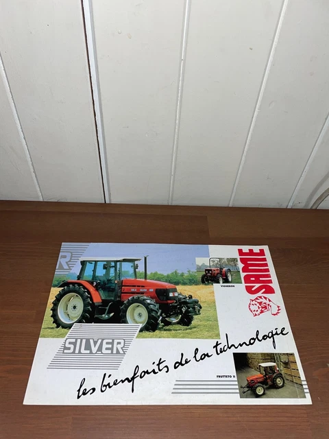 BROCHURE PROSPECTUS GAMME TRACTEUR SAME 1995 trattore-fiat-someca-landini-deutz EUR 4,99 ...