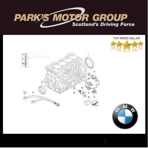 BMW GENUINE ENGINE System Oil Pressure Sensor Switch 12617549796 EUR 45 ...