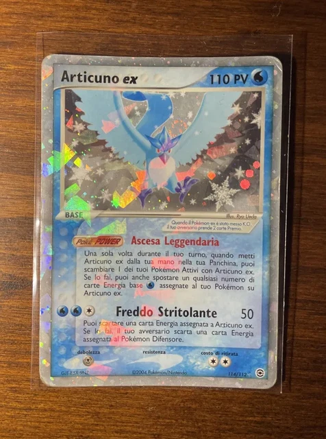 ARTICUNO EX 114/112 Rosso Fuoco e Verde Foglia EUR 30,00 - PicClick FR