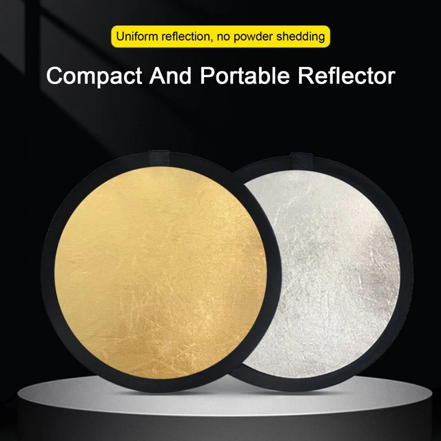 UNIFORM REFLECTION EFFECT No Powder Shedding Reflector Compact Foldable ...
