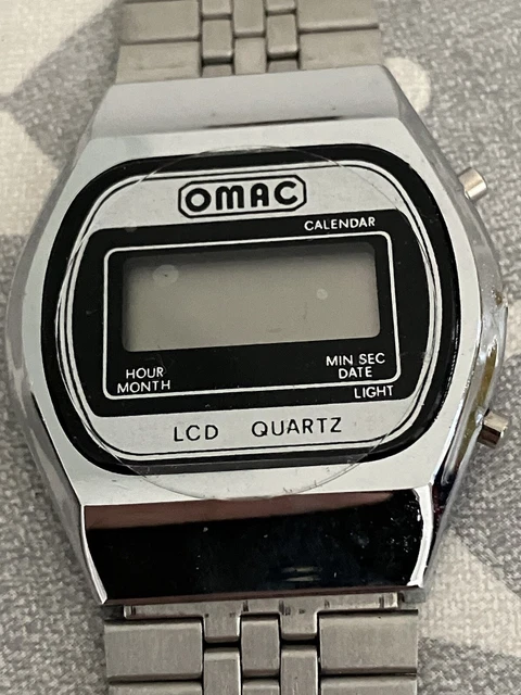 OMAC DIGITAL LCD Men's Quartz Watch £19.99 - PicClick UK