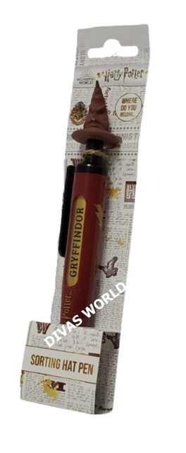 HARRY POTTER SORTING Hat Pen Hogwarts House Wizarding World Novelty Gift £5.76 - PicClick UK