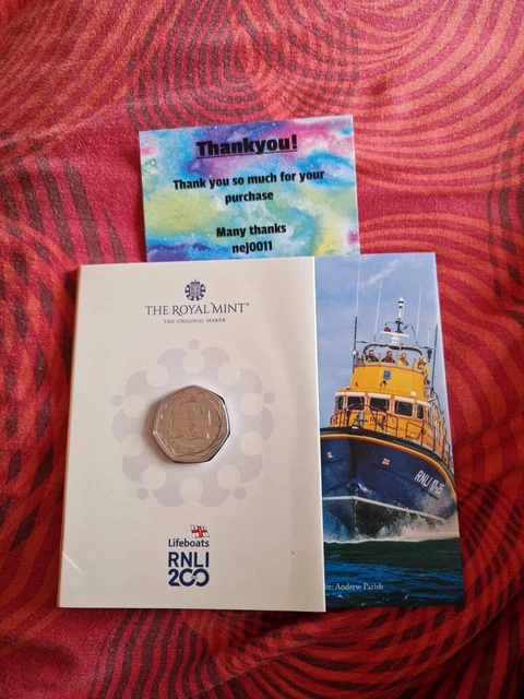 THE ROYAL MINT - 50p - RNLI (BUNC) £13.00 - PicClick UK