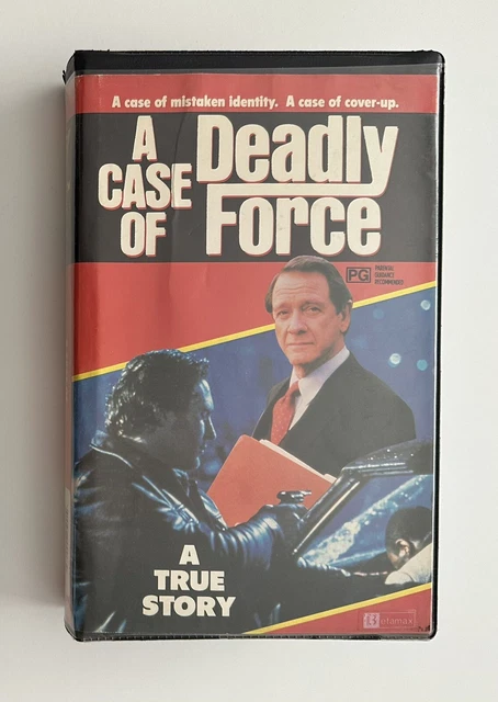 A CASE OF Deadly Force [VHS] Roadshow Big Clamshell Ex-Rental Video Tape 1986 $19.95 - PicClick AU