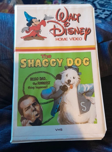 VHS WALT DISNEY Home Video The Shaggy Dog Fred MacMurray PRIMA USCITA ...