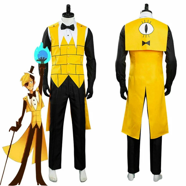 GRAVITY FALLS BILL Cipher Cosplay Costume Uniform Halloween Outfit £61. ...