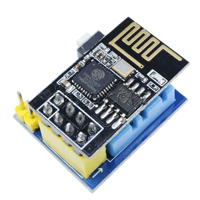 ESP8266 DHT11 TEMPERATURE & Humidity ESP-01/01S WIFI Wireless ...