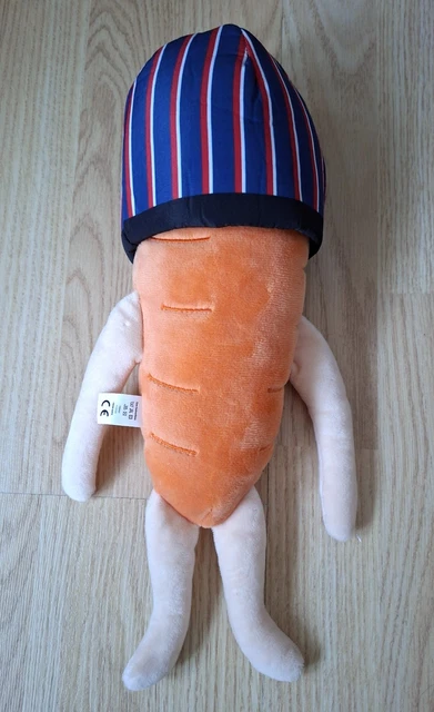 ALDI KEVIN THE Carrot Maverick Pilot Soft Toy Plush Christmas Promo £5. ...