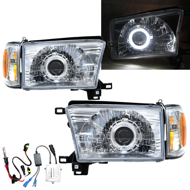 FITS TOYOTA HILUX SW4 N180 MK3 95-02 5D Guide LED Angel-Eye HID ...