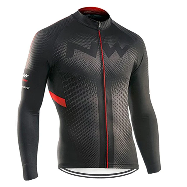 CYCLING WHITE JACKET Long Jersey MTB Road Bike Shirt Sports Coat Breathable Wear $34.14 ...