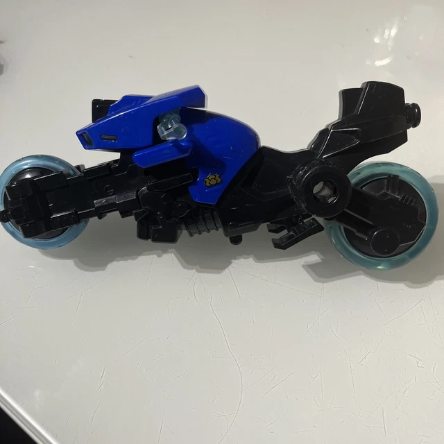 POWER RANGERS BLUE/BLACK Samurai Mega Ranger Motorcyclesw No Figure Or ...