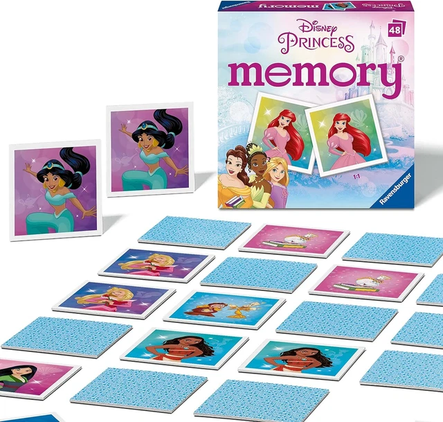 RAVENSBURGER DISNEY PRINCESS Mini Memory Game - Matching Picture Snap Pairs For £6.95 - PicClick UK