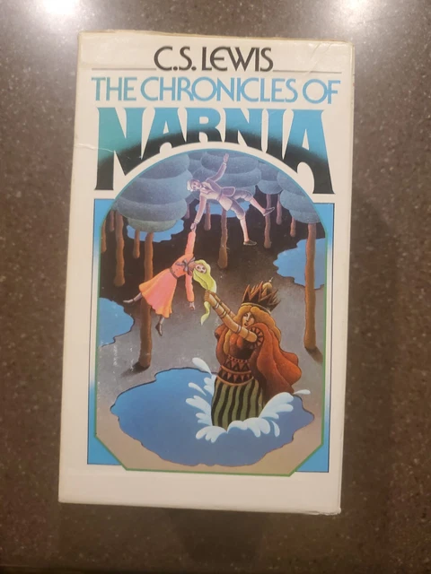 VINTAGE THE CHRONICLES of Narnia C.S. Lewis Box Set books 1-7 1970 Rare ...