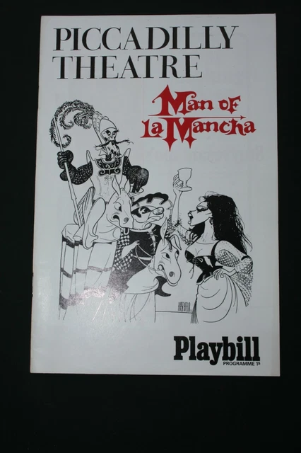 MAN OF LA Mancha - 1968 Theatre Programme - Keith Michell, Peter ...