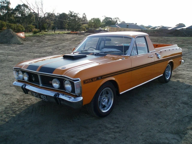 FORD FALCON XY Gt Black Stripe Kit With Superoo Decal For Ute Only $140 ...