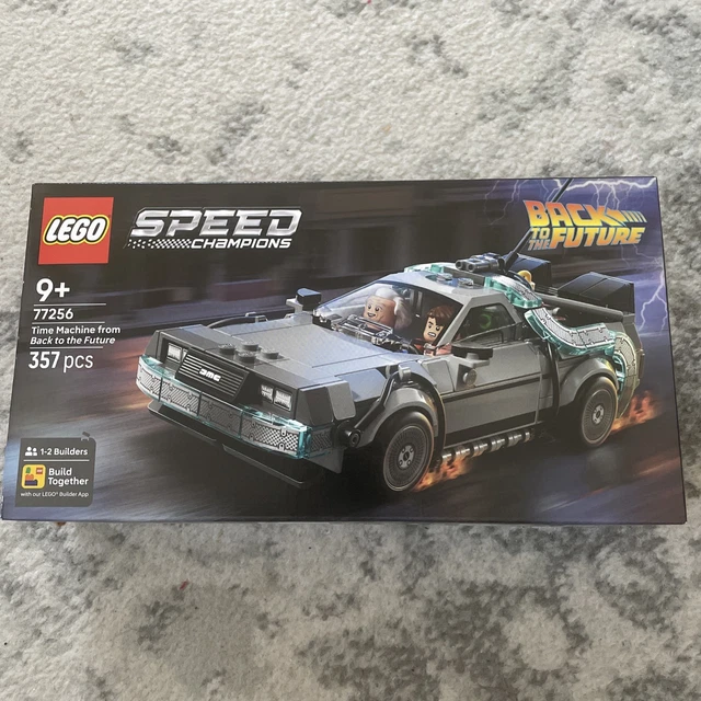 LEGO SPEED CHAMPIONS 77256 Time Machine from Back to the Future New ...