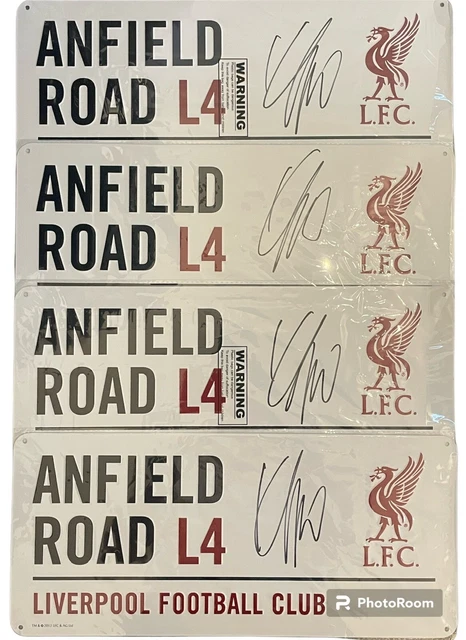 JURGEN KLOPP SIGNED Liverpool Anfield Road Sign With Proof £135.00 ...