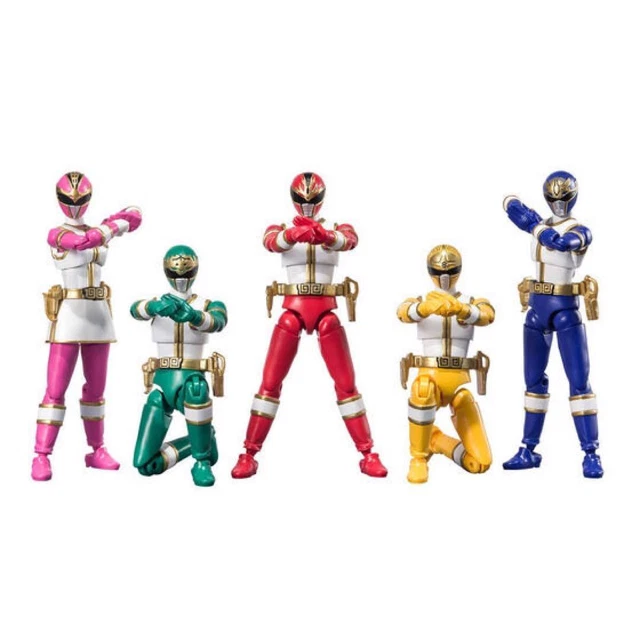 FIGURINE MIGHTY MORPHIN Power Rangers Dairanger SHODO SUPER BANDAI ...