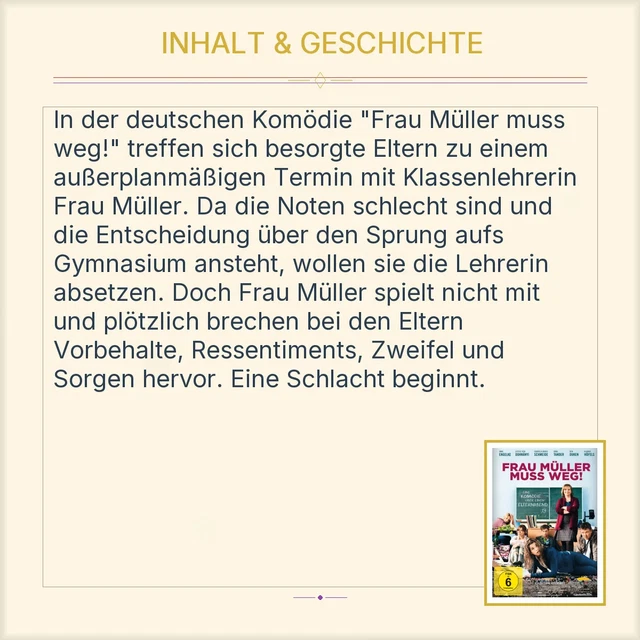 FRAU MÜLLER MUSS weg! DVD Komödie Anke Engelke Sönke Wortmann ...