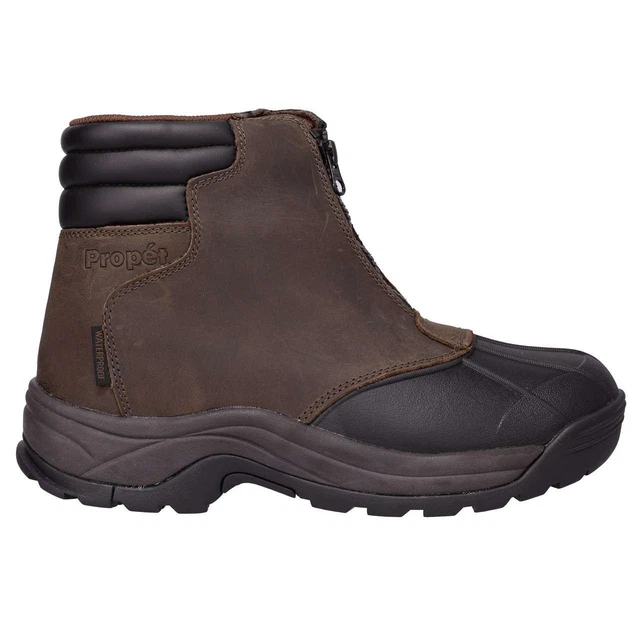 PROPET BLIZZARD MEN'S Mid Zip Insulated Boots Wide Brown/Black - Free ...