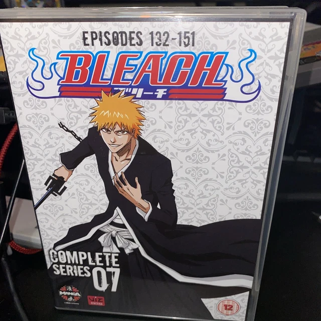 BLEACH COMPLETE ANIME Series Season 7 Episodes 132-151 Japan Import DVD ...