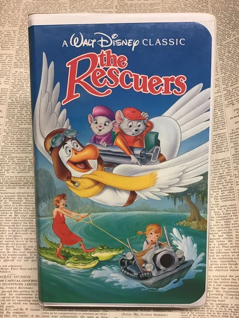 THE RESCUERS 1992 Walt Disney Black Diamond Classics #1399 VHS VG £47. ...
