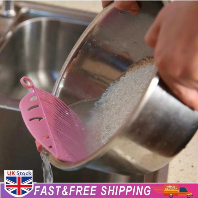 PLASTIC RICE DRAINING Sieve Vegetable Fruit Washing Drainer Filter ...