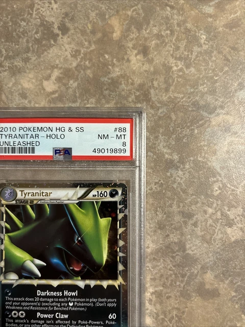 TYRANITAR PRIME 88/95 Holo HG & SS déchaîné 88/95 Pokémon TCG 2010 PSA ...