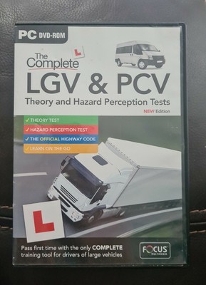 THE COMPLETE LGV & PCV Theory & Hazard Perception Tests pc dvd-rom (DVD ...