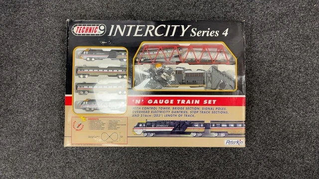 TECHNIC INTERCITY SERIES 4 ‘N’ Gauge Train Set CG S36 £7.99 - PicClick UK