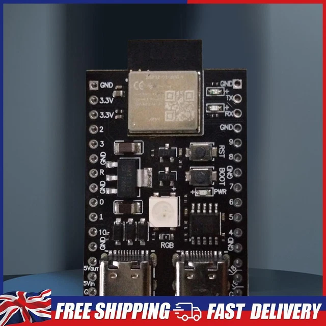 ESP32/ ESP32-S3/ESP32-C3 ESP32 Development Board Dual Type-C ESP32-C3-DevKitM-1 £5.99 - PicClick UK