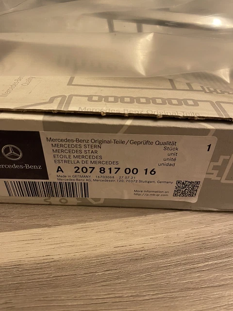 NEW GENUINE FRONT Grille Emblem Star Mercedes W447 W216 X204 W463 ...