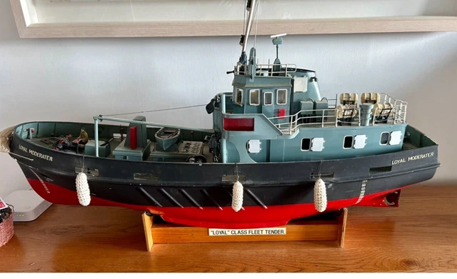 USED RC ‘LOYAL’ Fleet Tender model boat watercraft £500.00 - PicClick UK
