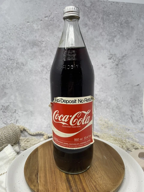 COCA-COLA VINTAGE OLD glass label Bottle - Collectable - Rare £23.55 ...