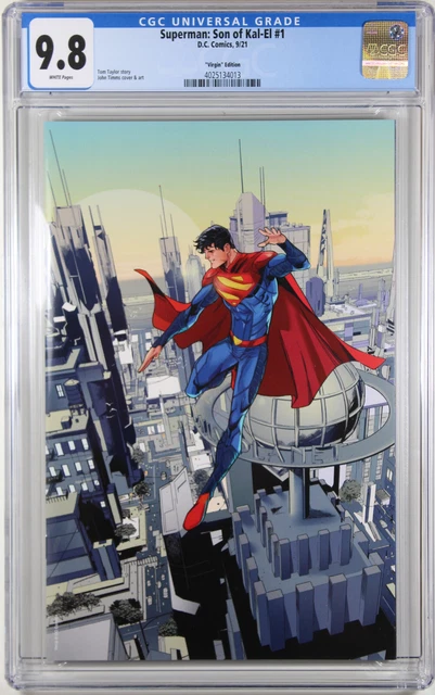 SUPERMAN: SON OF Kal-El #1 (John Timms 1:50 Ratio Variant) ~ Cgc 9.8 Nm ...