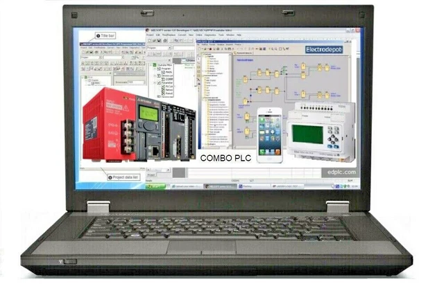 PLC PROGRAMMING LAPTOP, Industrial Automation Software, GX-DEV Logic ...