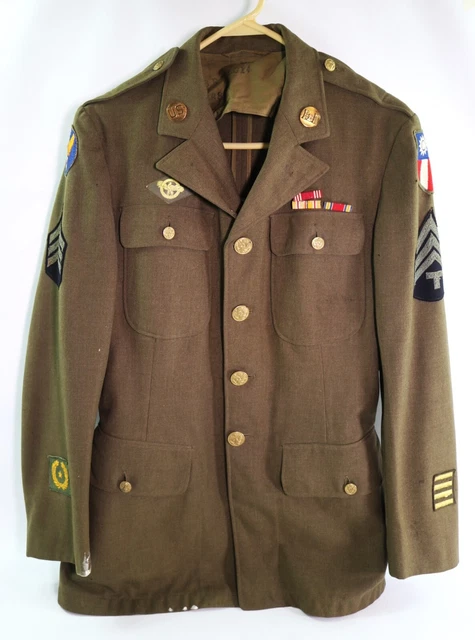 WW2 US ARMY Air Force Formal Jacket Uniform - Corps of Engineers ...