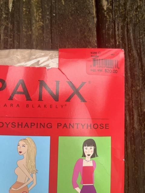 SPANX SARA BLAKELY Footless Pantyhose C Nude Original Control Body ...