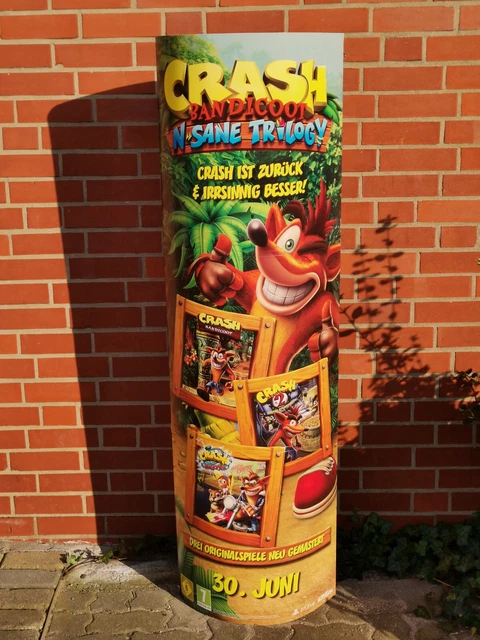 STAND - CRASH Bandicoot N. Sane Trilogy - Pappaufsteller - 158cm $385. ...