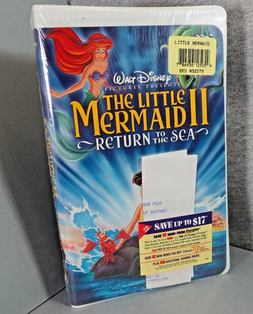 WALT DISNEY'S THE Little Mermaid II Return to The Sea New Sealed Hype ...