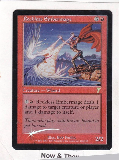 MTG: 7. AUFLAGE: FOLIE rücksichtslose Embermage: mäßig gespielter ...