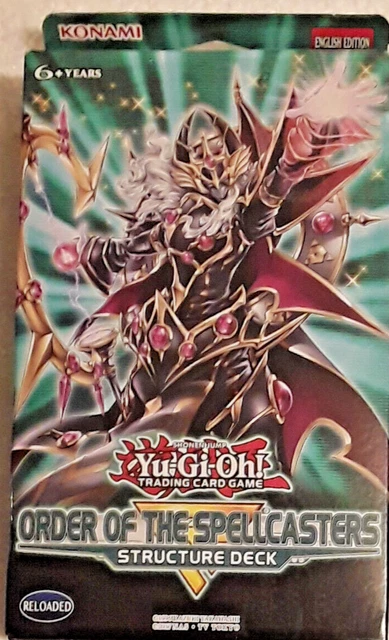 YU-GI-OH! TCG ORDER of the Spellcasters Structure Deck, 1st Edition NIB ...
