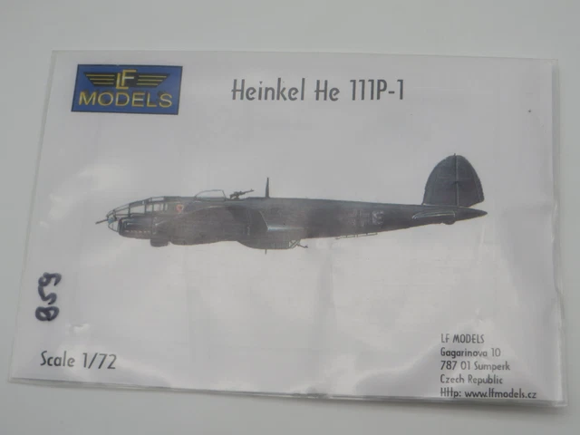 ~*~LF MODELS - Heinkel He 111 Conversion Kit 1/72~*~ EUR 4,99 - PicClick DE